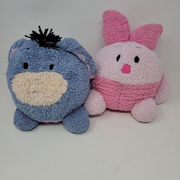 Disney | Toys | Piglet Eeyore Round Ball 6 Plush Pooh Disney Parks Woolly Stuffed Lot 2 | Poshmark